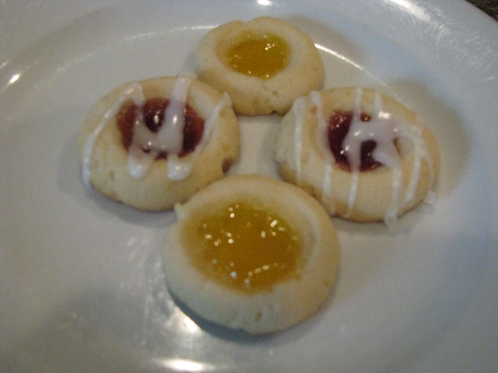 Raspberry Lemon Thumbprint Cookies